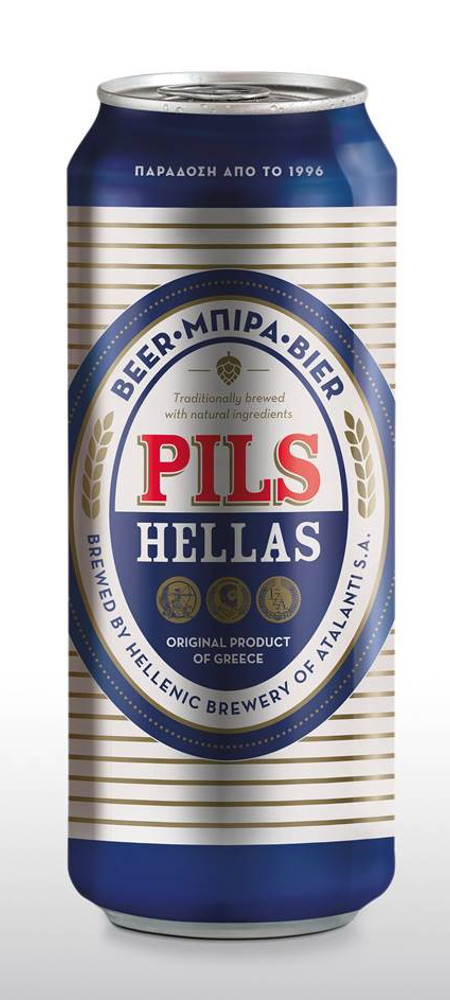 Ελληνικός Ζύθος - Κουτί (330ml & 500ml) | έζα, Pils Hellas